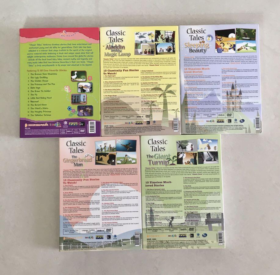 Childrens Fiction Classic Tales Stories Collection DVDs Kids Neptuno ...