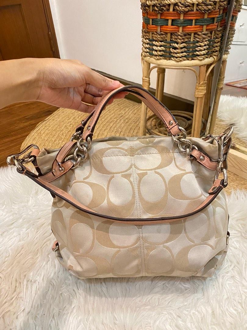 Coach 2 Way bag (Light pink in signature canvas), Luxury, Bags ...