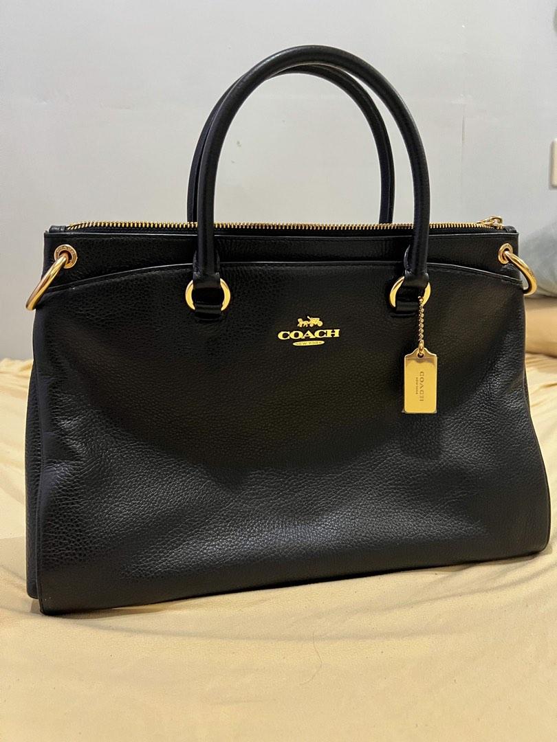 Coach Black Work Bag - Can Fit Laptop - Never Used - Too big for me 5ft ...