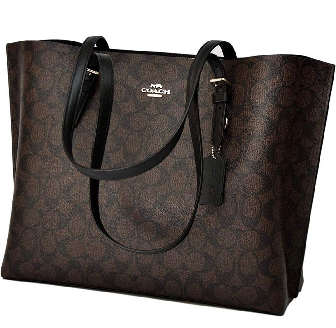 Coach mollie tote, Luxury, Bags & Wallets on Carousell