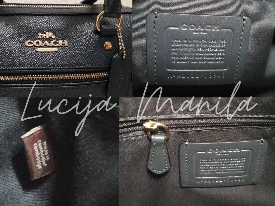 Original Coach Rowan in Dark/Navy Blue, Women's Fashion, Bags & Wallets ...