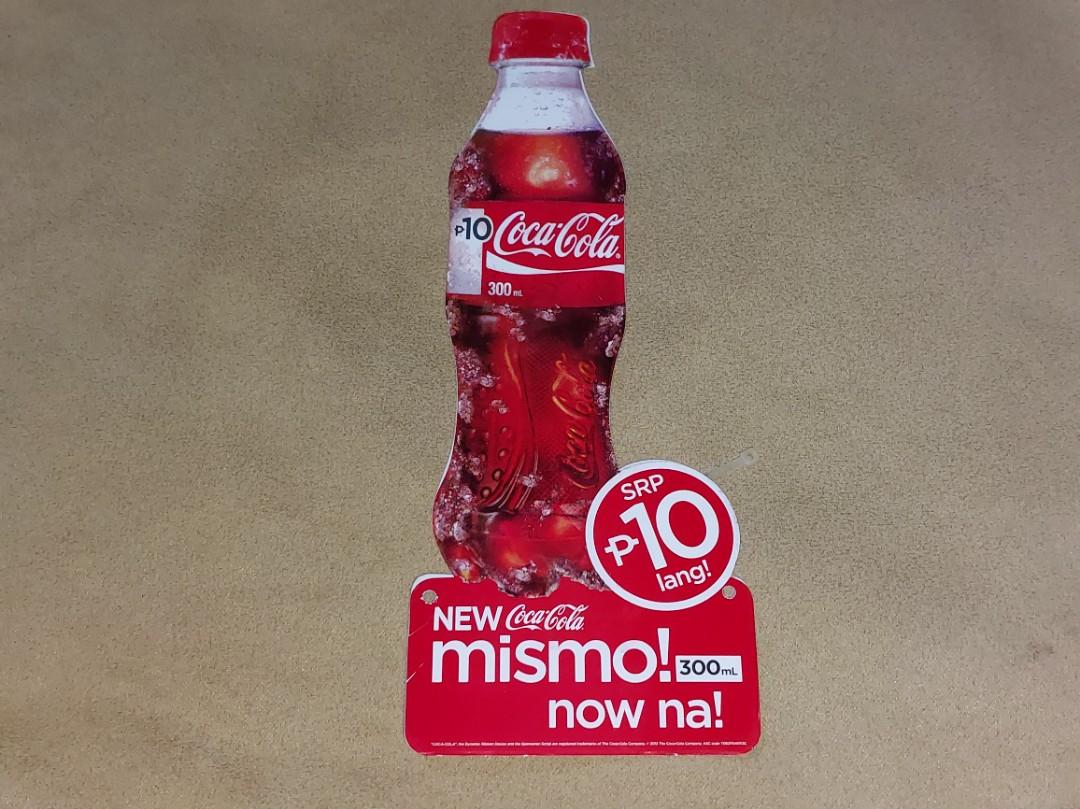 Coca Cola Coke Mismo Bottle Old Collectible Sign Ad Board Store ...