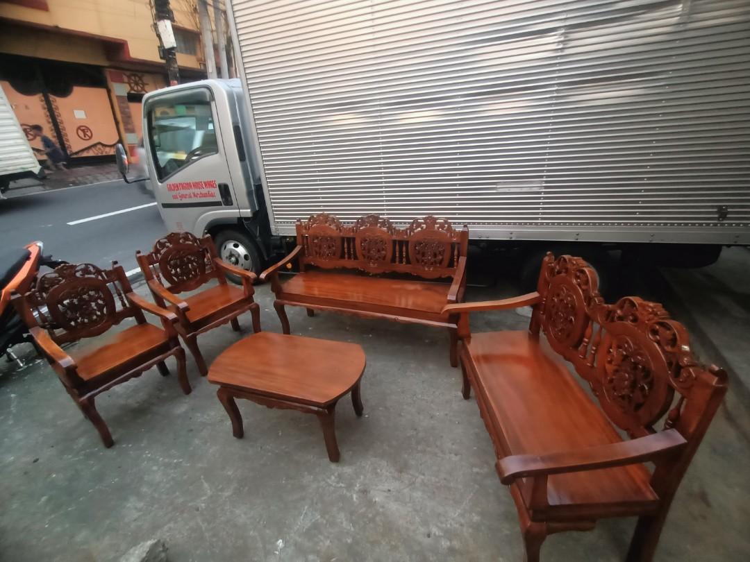 Complete Sala Set - Acacia Wood, Furniture & Home Living, Furniture ...