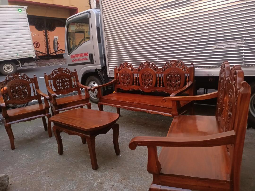 Complete Sala Set - Acacia Wood, Furniture & Home Living, Furniture ...