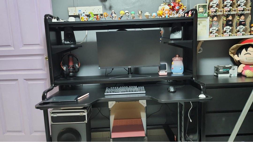 Professional computer gaming table, Furniture & Home Living, Furniture ...