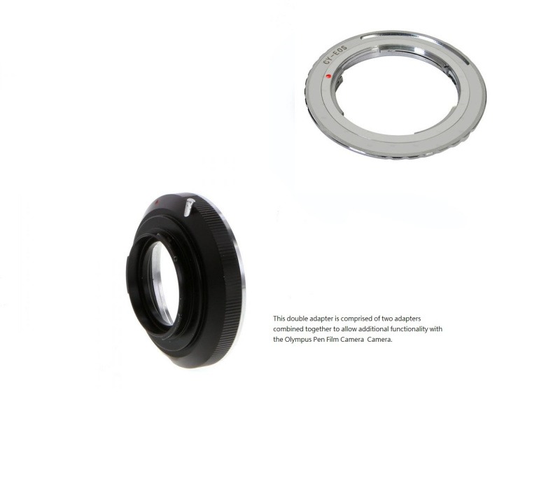 Contax / Yashica CY Lens To Olympus Pen F Series Film Camera Mount ...