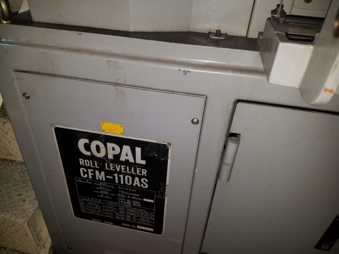 Copal Roll leveller CFM-110AS JAPAN for high speed stamping and press ...