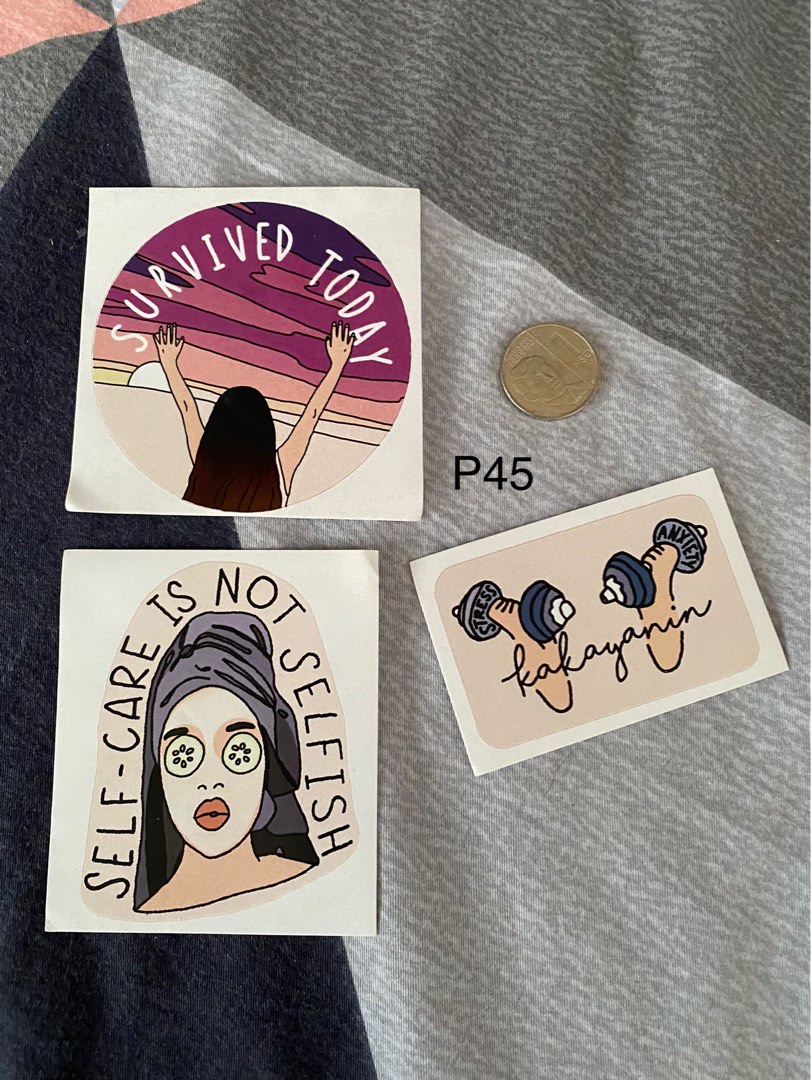 CUTE/WITTY STICKERS (SOLD AS SET), Hobbies & Toys, Stationary & Craft ...