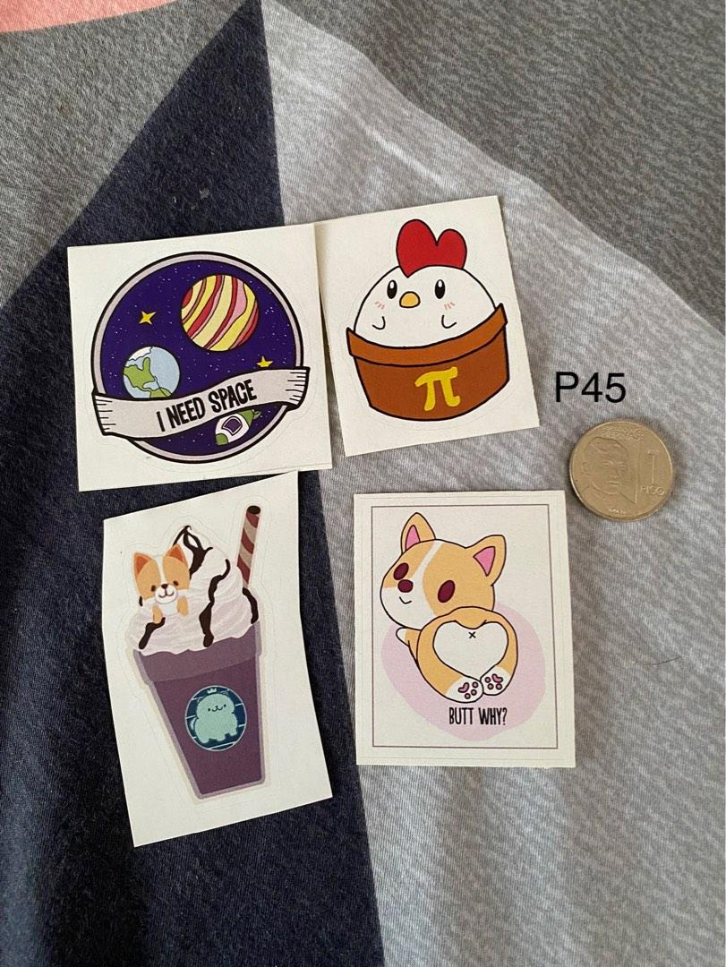 CUTE/WITTY STICKERS (SOLD AS SET), Hobbies & Toys, Stationary & Craft ...
