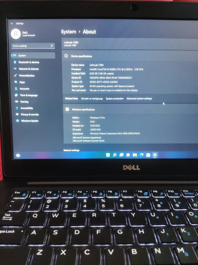 Dell Latitude 7280 256GB SSD slim & lightweight Ultrabook suitable for HBL/WFH usage super fast ...