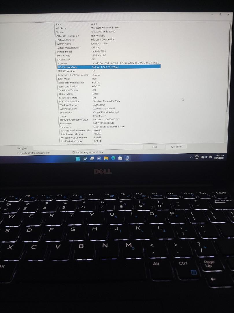 Dell Latitude 7280 256GB SSD slim & lightweight Ultrabook suitable for HBL/WFH usage super fast ...