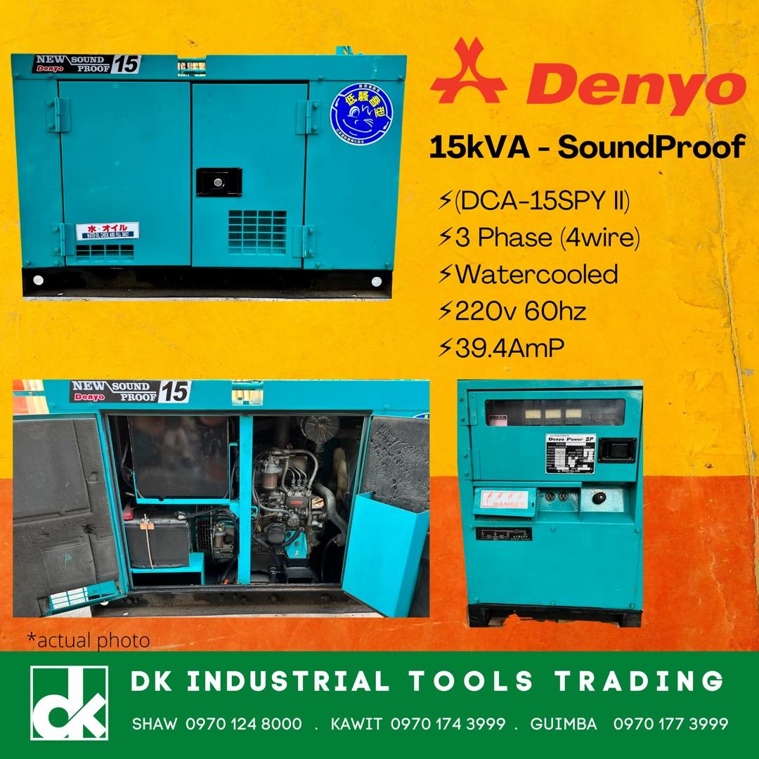 DENYO Japan 60kva Soundproof Silent type Diesel Generator 25kva 15kva ...