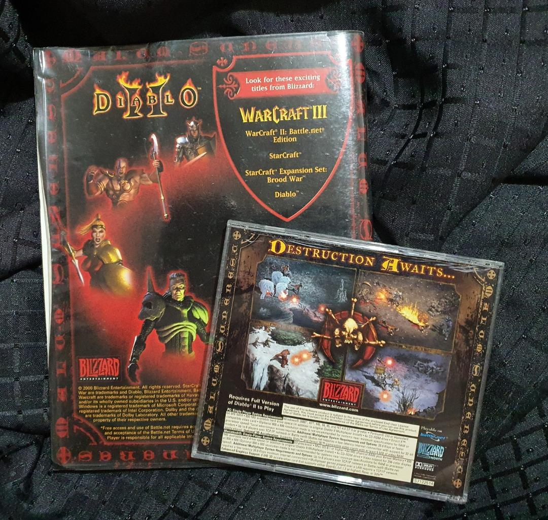 PRE-LOVED Diablo & Diablo II Expansion Gaming Set, Video Gaming, Video ...