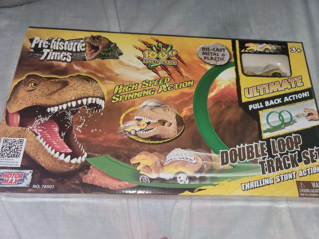 dino double loop track set, Hobbies & Toys, Toys & Games on Carousell