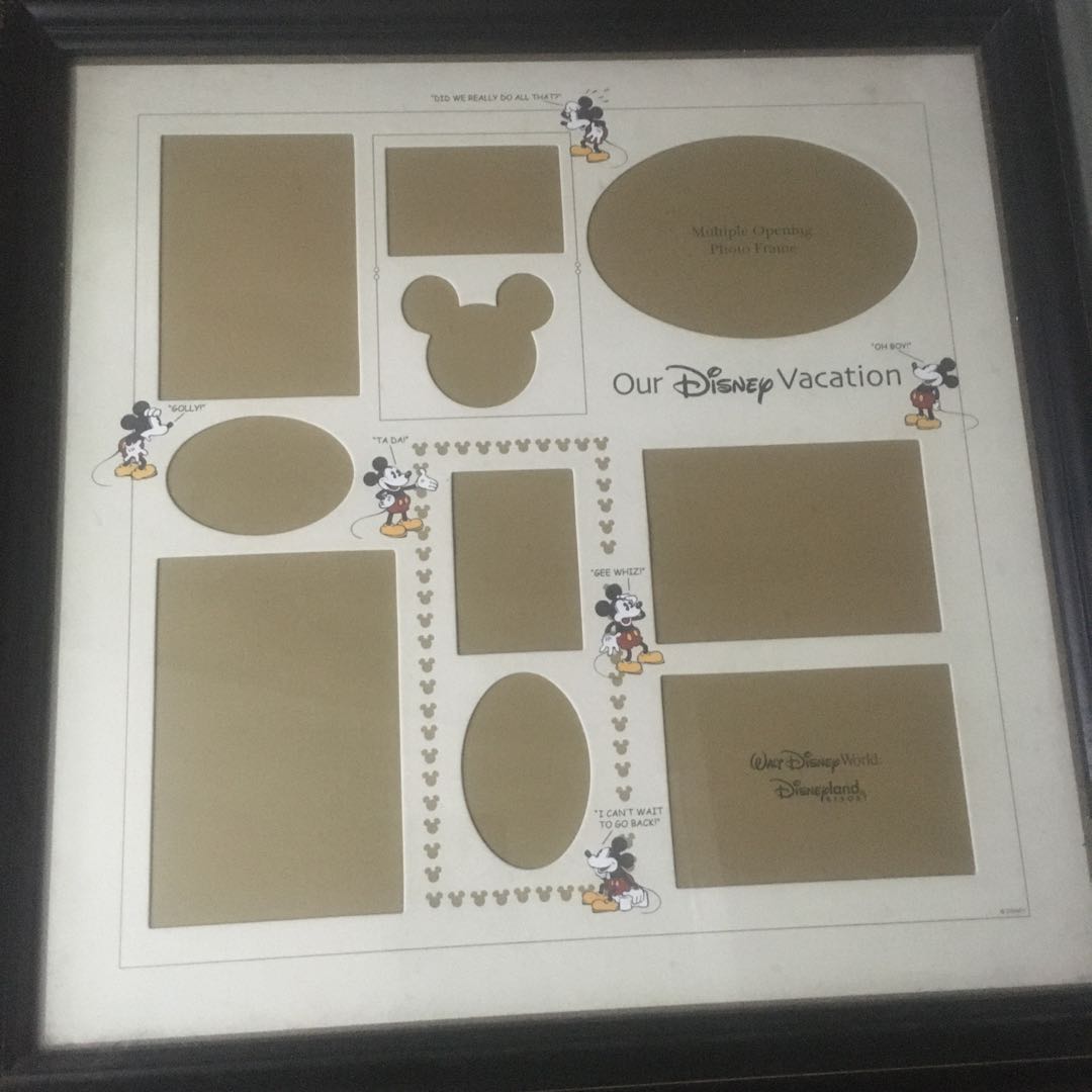 Disneyland Picture wall frame, Furniture & Home Living, Home Decor, Frames & Pictures on Carousell