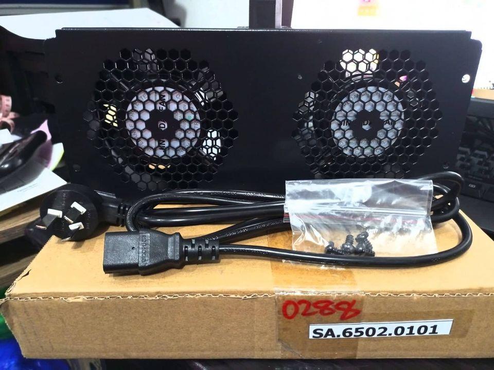 Dual Exhaust Fan for Data Cabinet/Server Rack, Computers & Tech, Parts ...