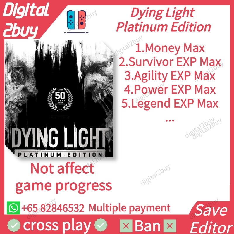 Dying Light Platinum Edition Save Editor DLPE Save Modding on Carousell