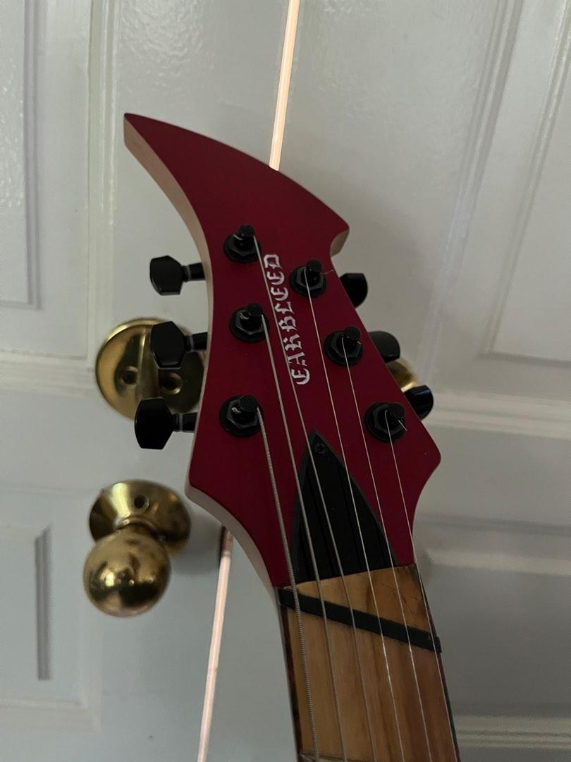 Earbleed multi scale fanned fret electric guitar super strat, Hobbies ...