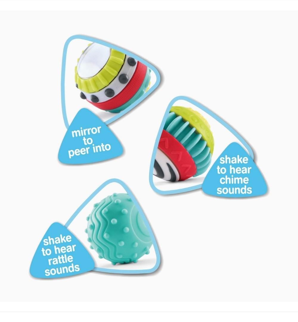 Early Learning Center ELC Sensory Discovery Balls 3 set, Babies & Kids ...