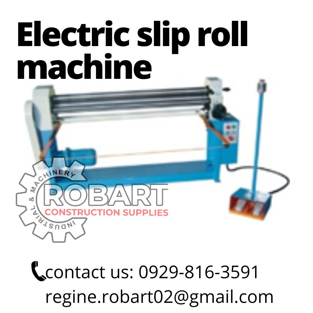 Electric slip roll machine, Commercial & Industrial, Construction Tools ...