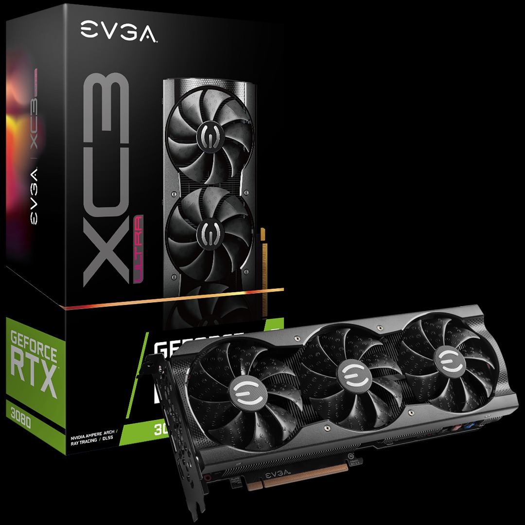 EVGA GeForce RTX 3080 XC3 ULTRA GAMING, 10G-P5-3885-KB, 10GB GDDR6X ...