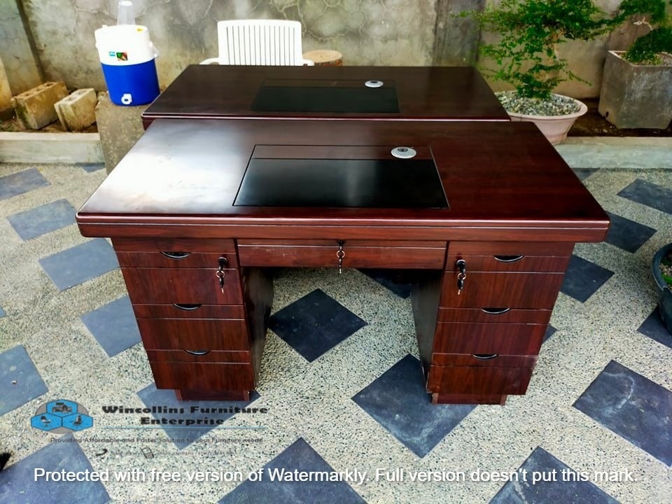 Executive Office Table, Furniture & Home Living, Office Furniture ...