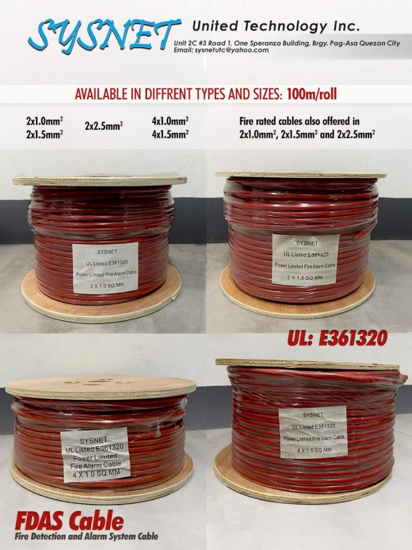 Fire Detection Alarm System Cable / FDAS, Commercial & Industrial ...