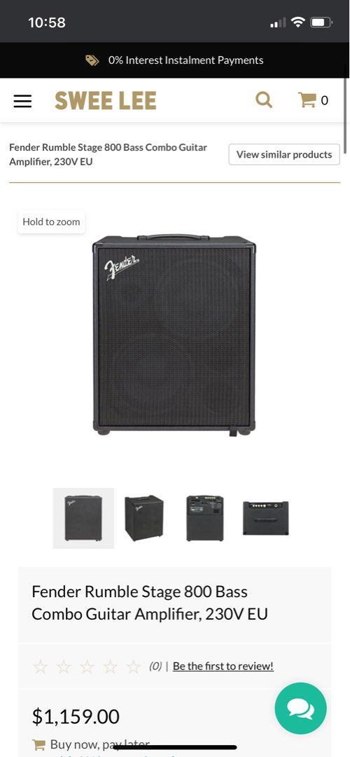 Fender Stage 800 digital Bass combo Amplifier, Hobbies & Toys, Music ...