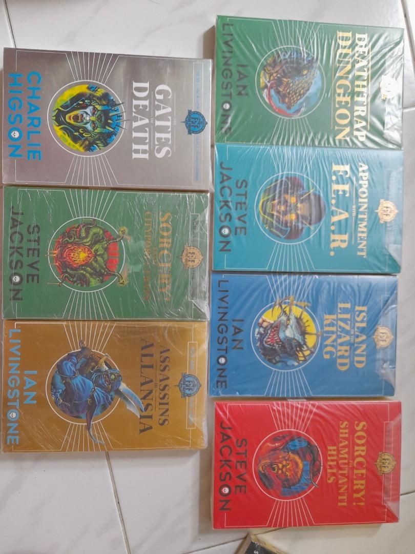 Fighting fantasy gamebooks Steve Jackson Ian Livingstone, Hobbies ...