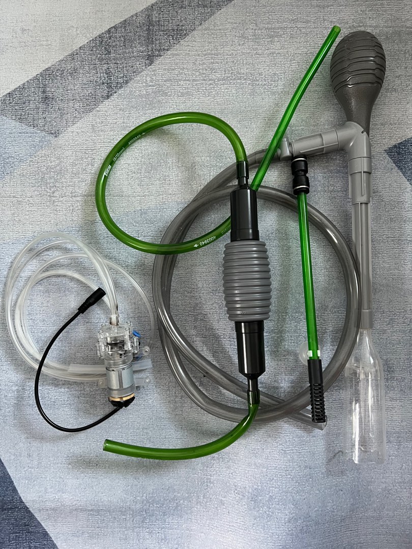 Fish Tank Chean Siphon Pipe Pumping Water Cleaning Sand Putting Manual ...