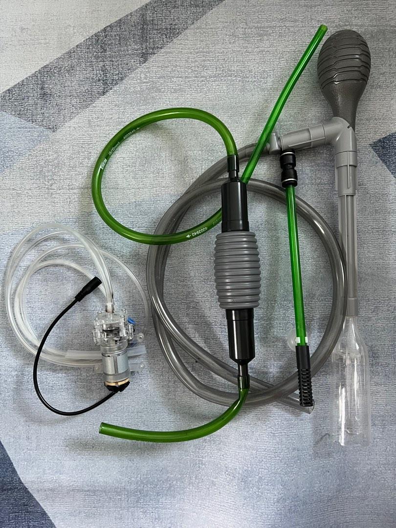Fish Tank Chean Siphon Pipe Pumping Water Cleaning Sand Putting Manual ...