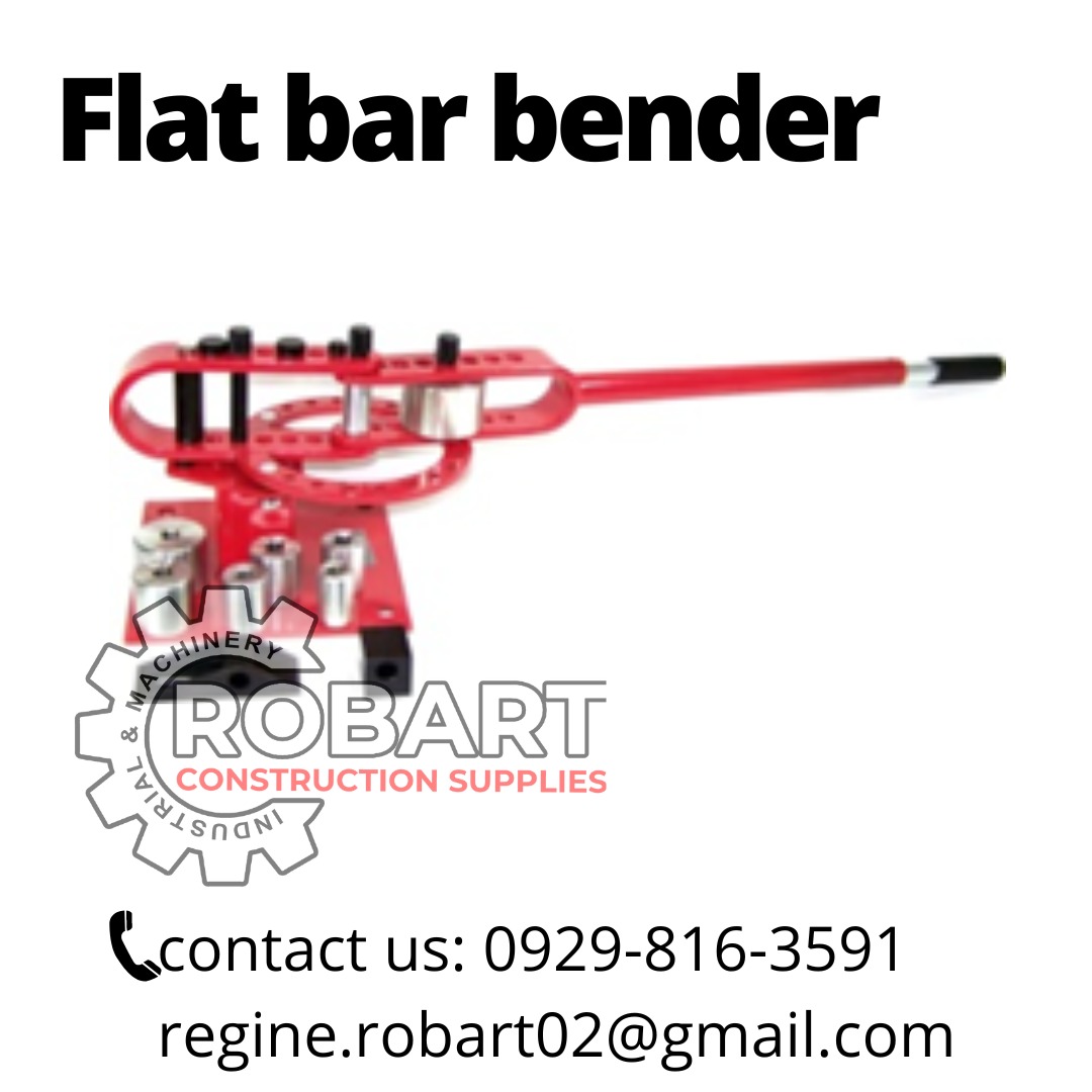 Flat bar bender, Commercial & Industrial, Construction Tools ...