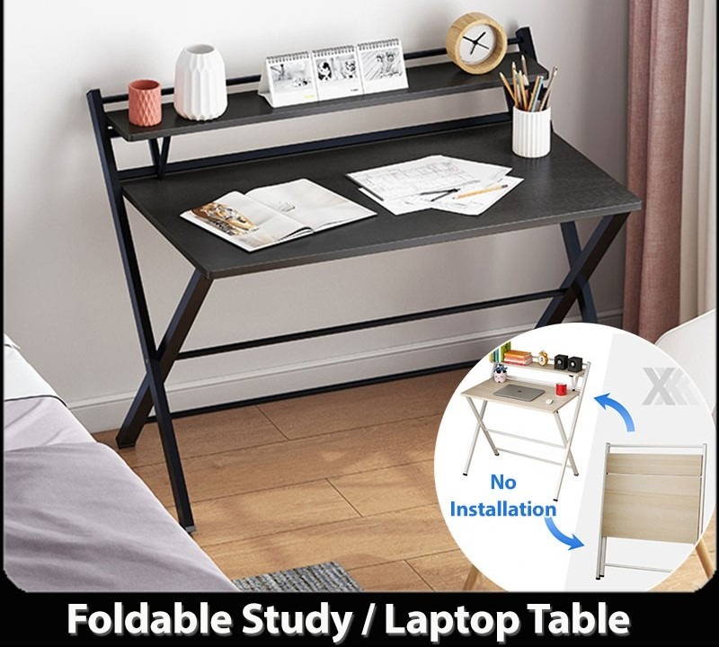 Foldable Table / Computer Laptop table/ Portable Folding Study Desk ...