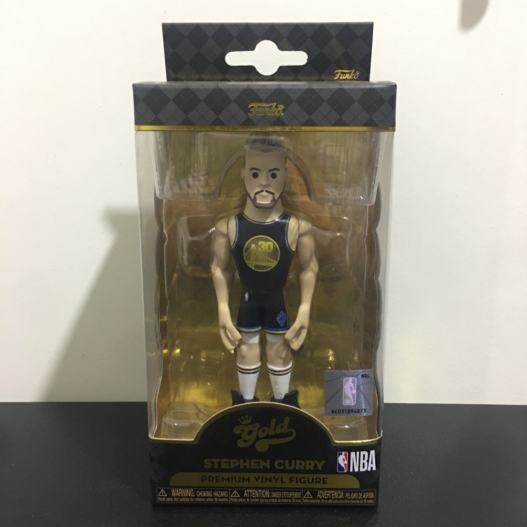 Funko Gold Stephen Curry, Hobbies & Toys, Toys & Games on Carousell