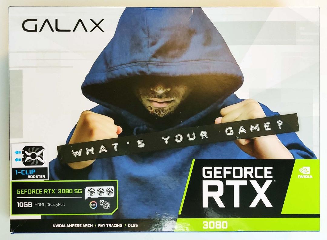Galax Geforce Rtx 3080 Sg 1 Click Oc Feature Computers And Tech Parts