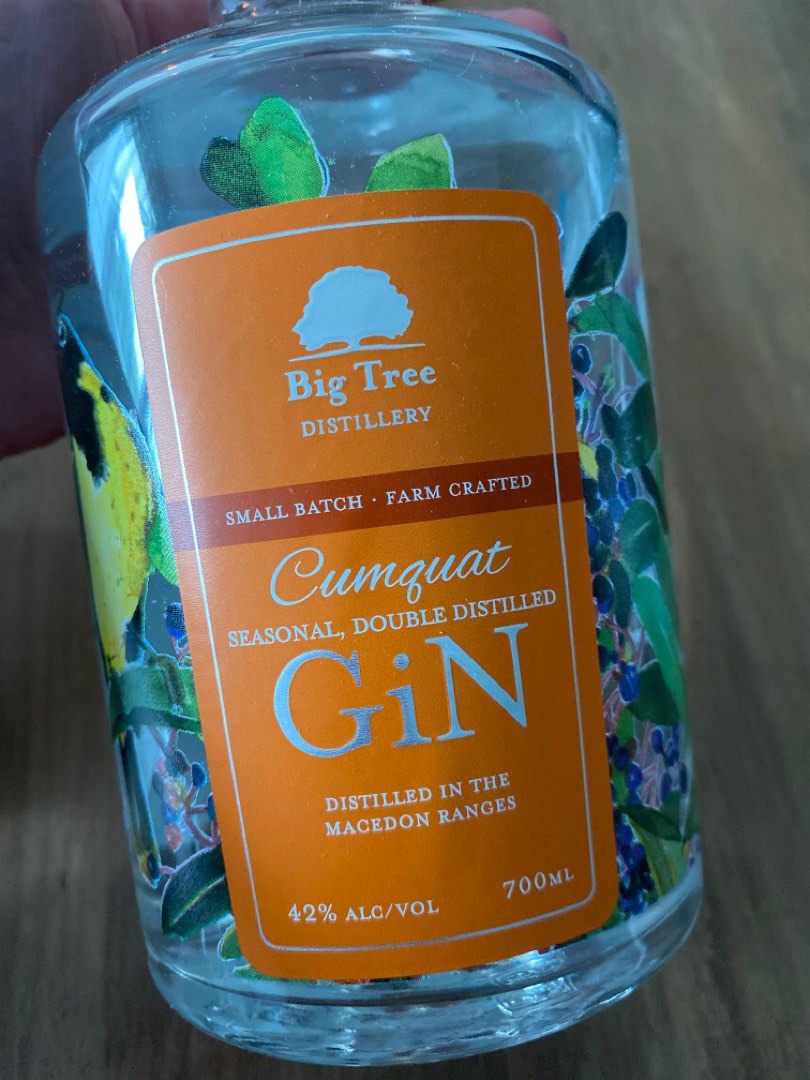 Gin - Big Tree Distillery, Food & Drinks, Alcoholic Beverages on Carousell
