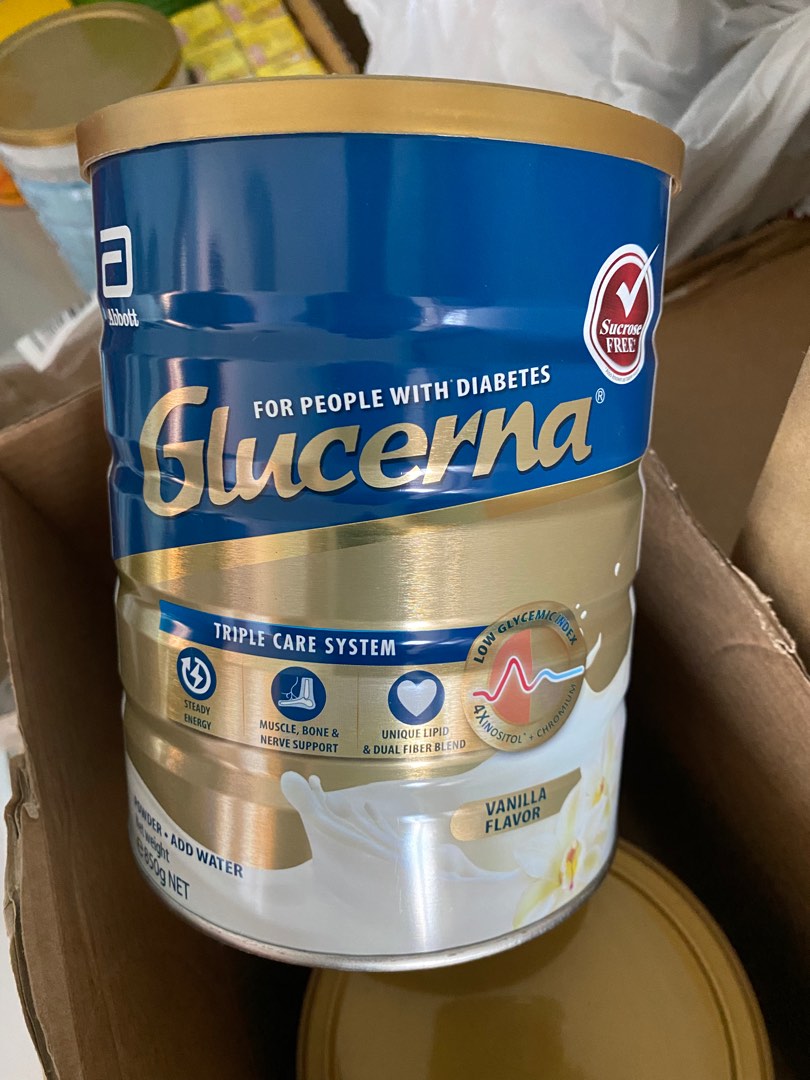 Glucerna Milk Vanilla 850g, Health & Nutrition, Health Supplements ...
