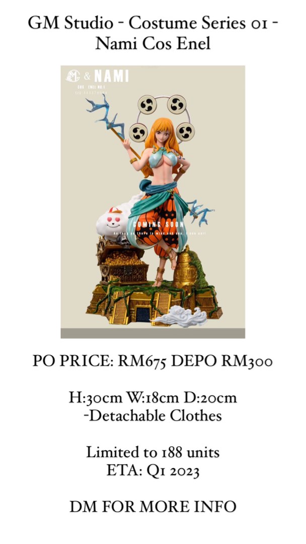 GM Studio - Costume Series 01 - Nami Cos Enel, Hobbies & Toys, Toys ...