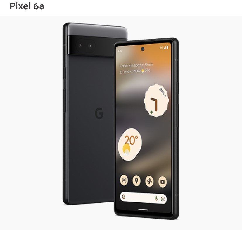 Google Pixel 6a, Black, 5G (NEW), Mobile Phones & Gadgets, Mobile ...