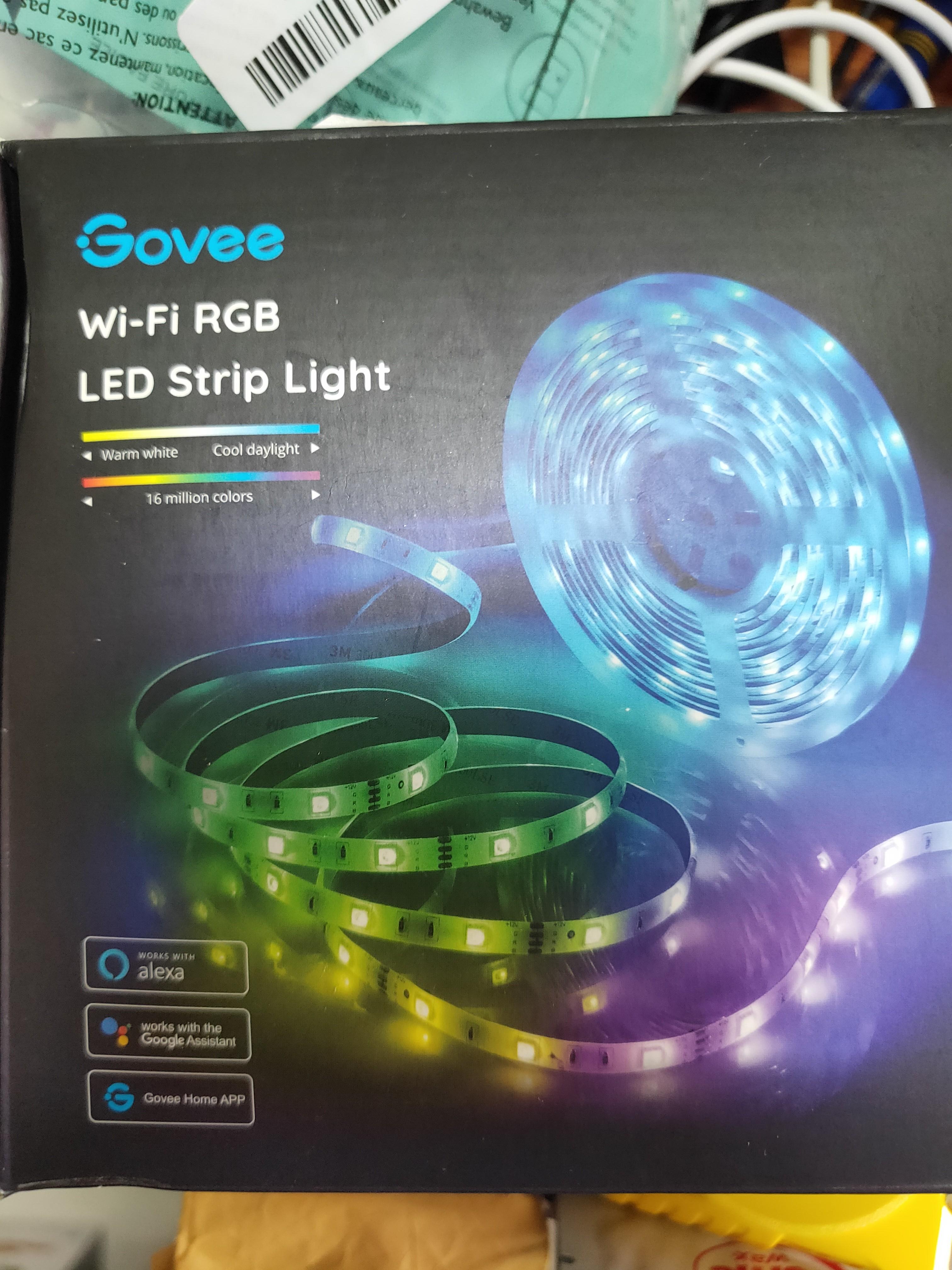 Govee wifi RGB LED STRIP LIGHT 5m, Furniture & Home Living, Lighting ...