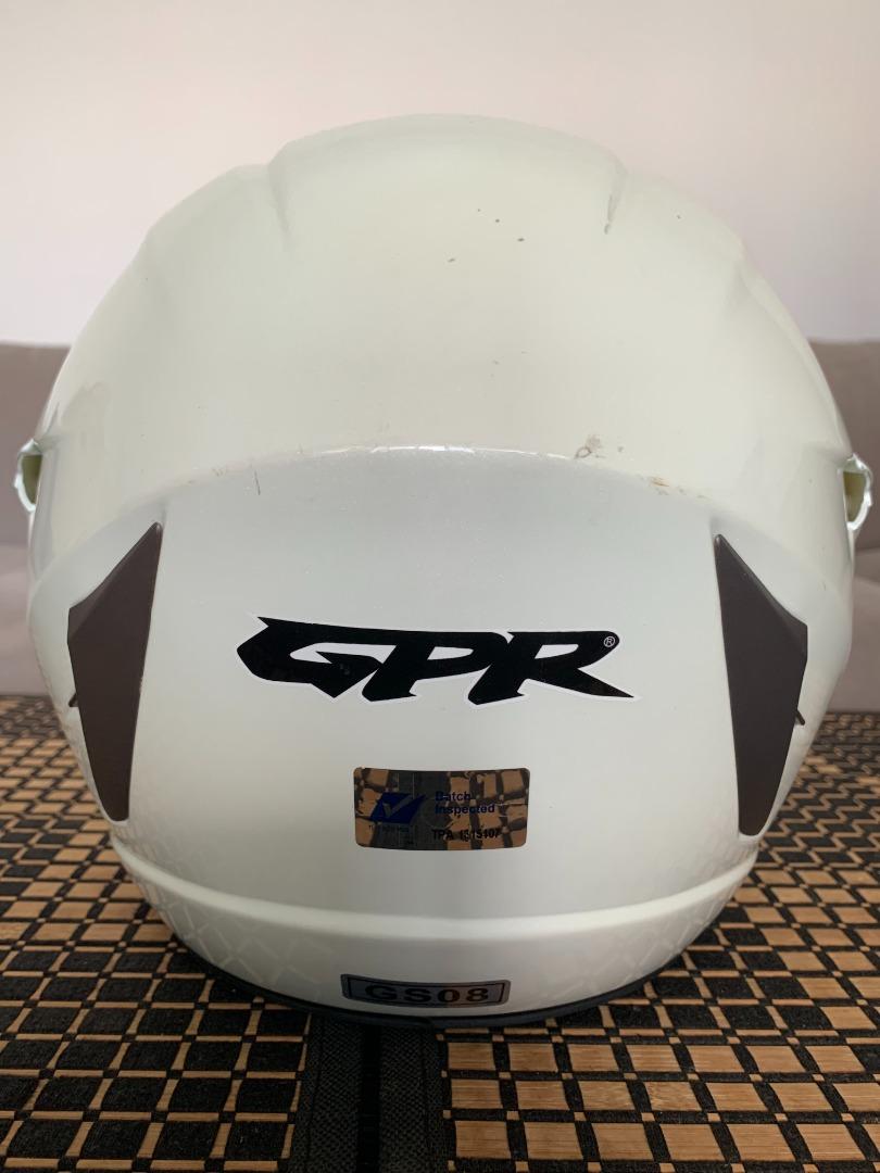 GPR GS08 Open Face Motorcycle Helmet - PSB Approved, Motorcycles ...