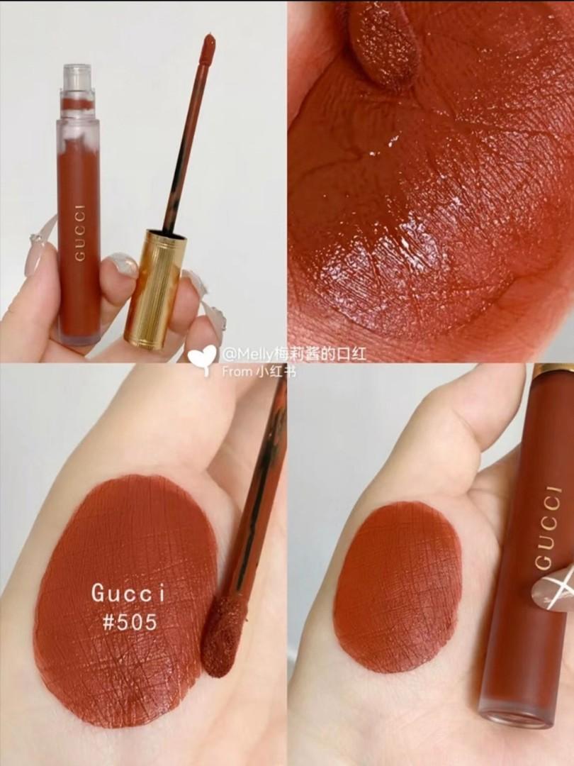 Gucci Liquid Matte Lipstick #505, Beauty & Personal Care, Face, Makeup ...