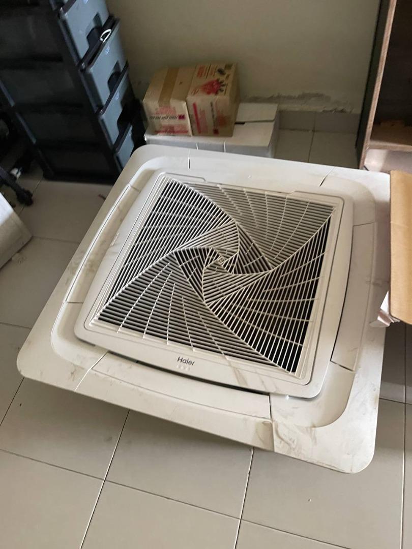 Haier Ceiling Cassette Non Inverter Aircond 2.0hp, TV & Home Appliances, Air Conditioners ...