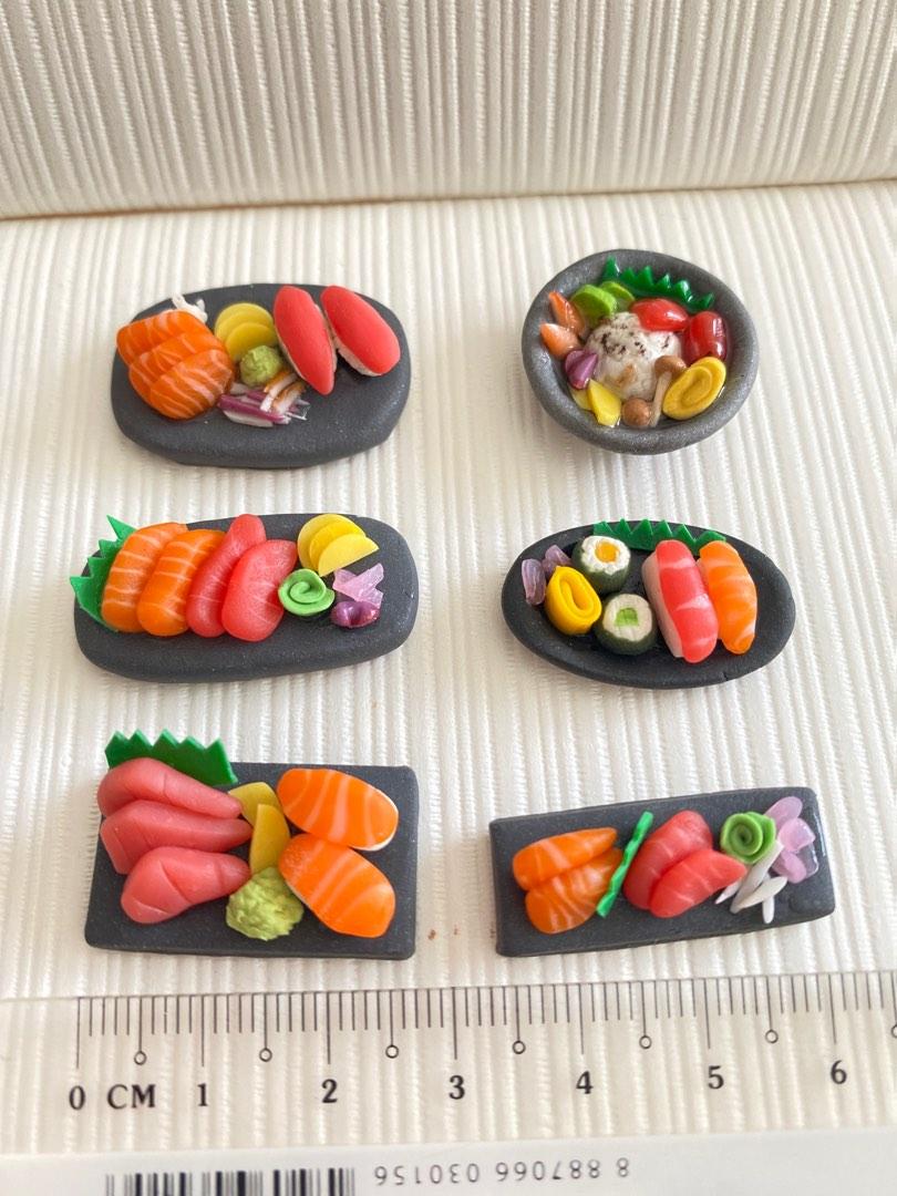 Miniature clay - Jap bento/sushi/sashimi, Hobbies & Toys, Stationery ...