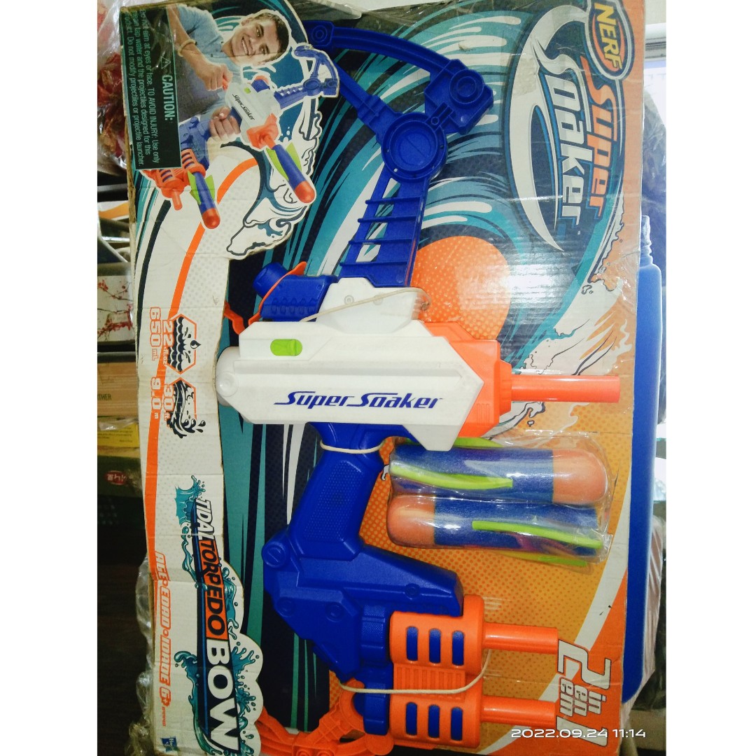Hasbro Nerf Super Soaker 12in1 Tidal Torpedo Bow, Hobbies & Toys, Toys ...