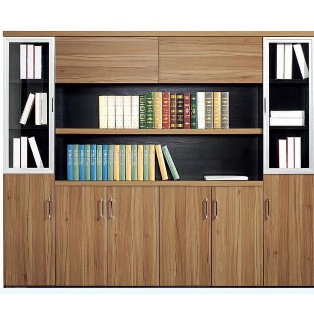 HC 003 Full Height Office Cabinet w Glass Door, Furniture & Home Living, Furniture, Shelves ...