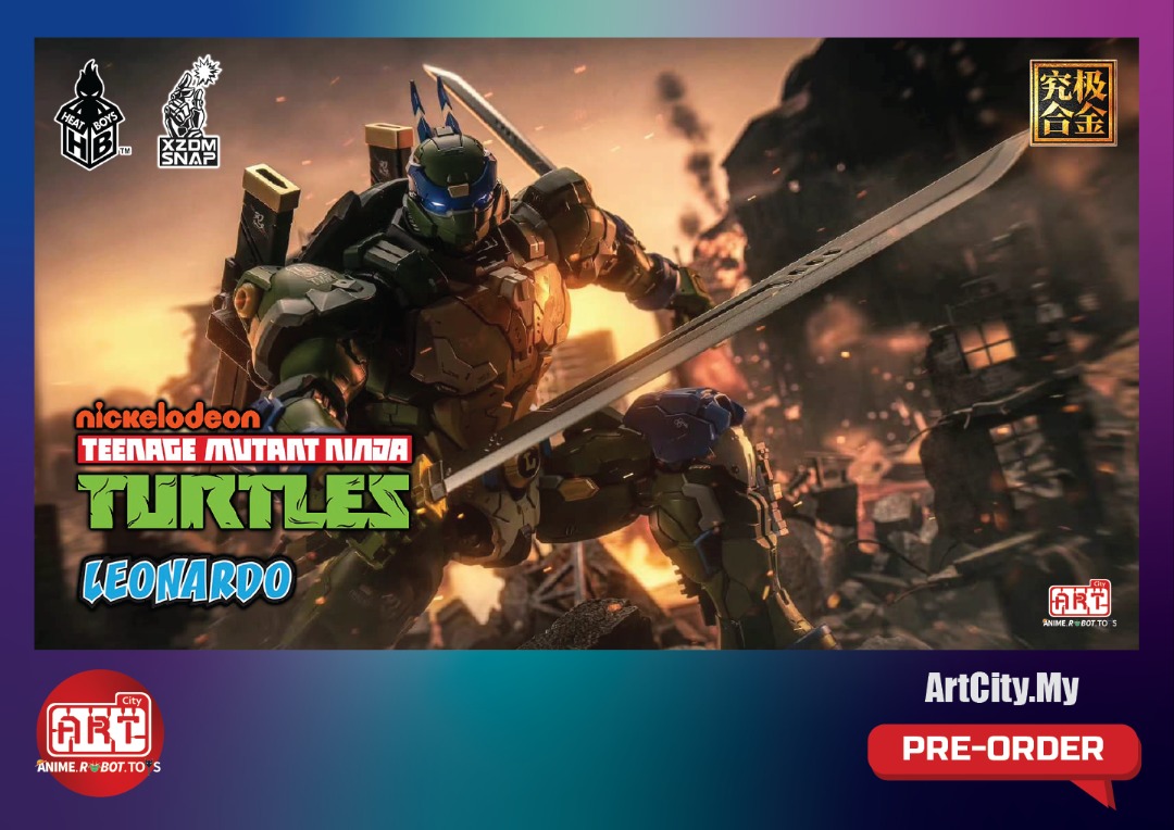 Heatboys - Teenage Mutant Ninja Turtles - Mecha Leonardo - Diecast ...