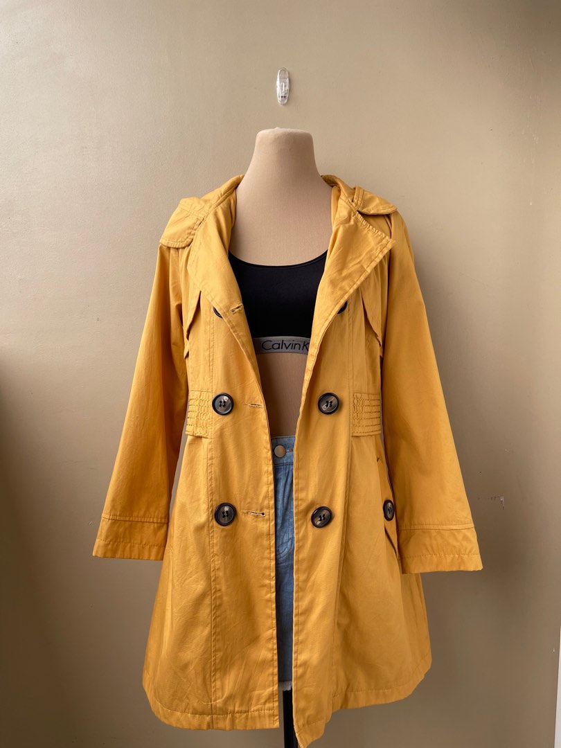 HQ Parka Trench Coat (mustard), Women's Fashion, Coats, Jackets and ...