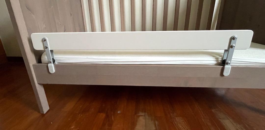 IKEA BABY COT + MATTRESS + RAIL GUARD + PROTECTOR + FITTET SHEET @ 70% ...