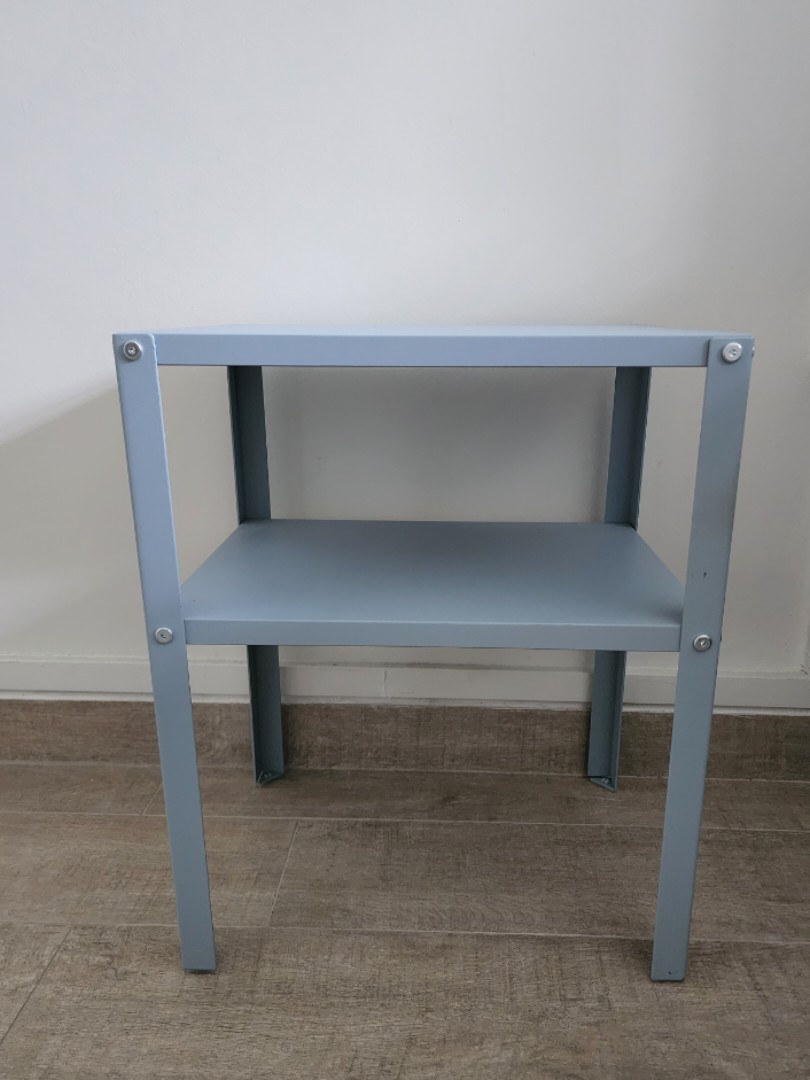IKEA KNARREVIK Bedside table in blue, Furniture & Home Living ...